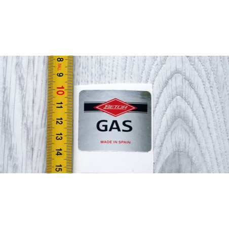 Betor Gas chrome adhesive.