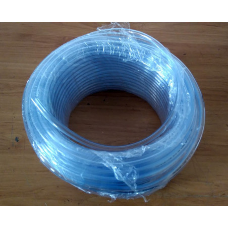 Transparent gasoline tube. 6 x 9 mm.