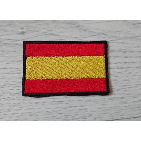 Embroidered patch flag Spain.