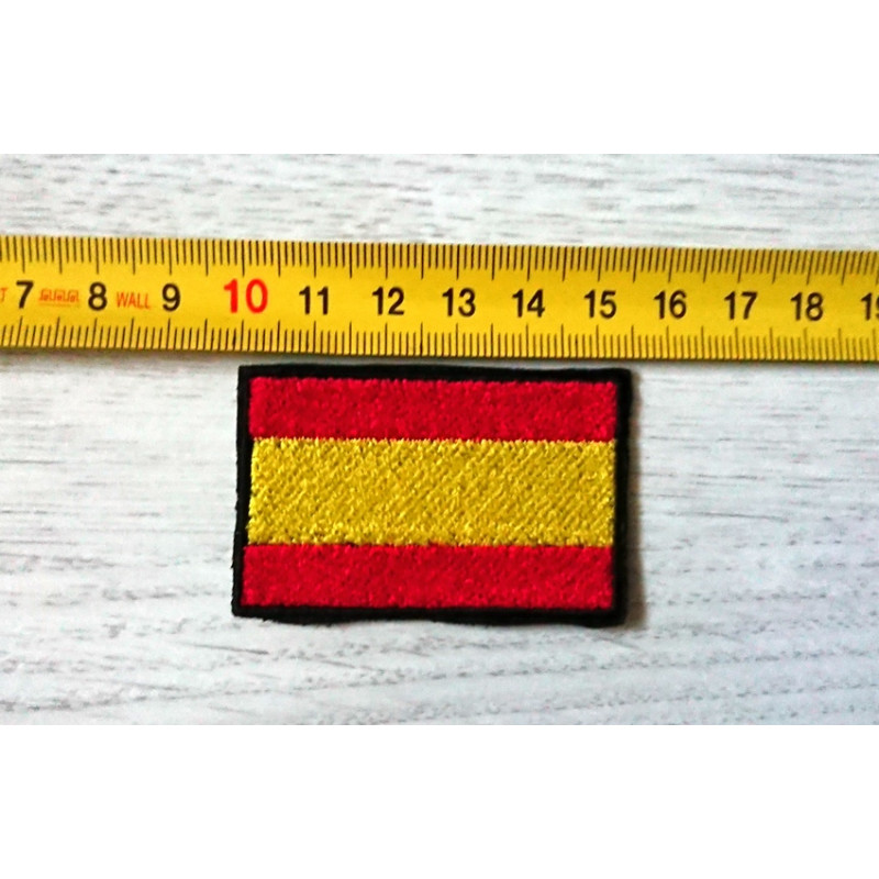 Embroidered patch flag Spain.